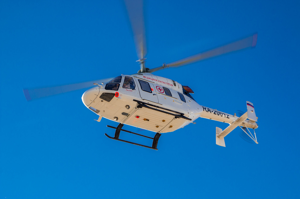 Вертолет «Ансат» осуществил межгоспитальную перевозку пациента в ...