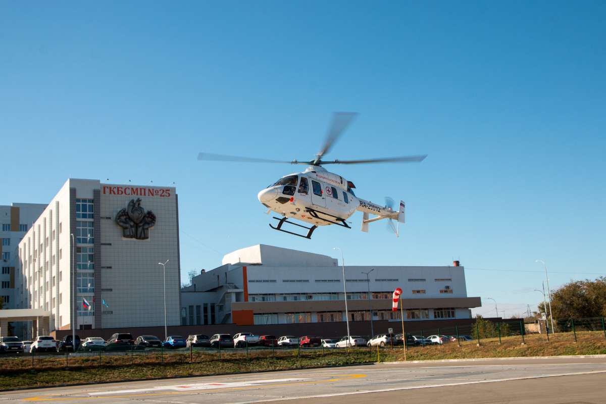 В Волгоградской области санавиация эвакуировала 76 пациентов - Helimed